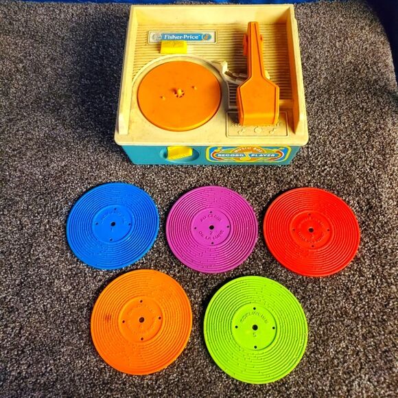 Fisher-Price | Games | Vintage 987 Fisherprice 5 Disc Record Player ...